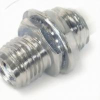 China 50 Ohm SMA Female Coaxial Receptacle with Solder Cup Terminal and Hex Nut Panel Mount L-com BAC16 Model for sale