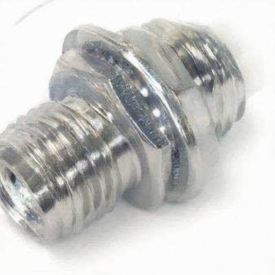 China 50 Ohm SMA Female Coaxial Receptacle with Solder Cup Terminal and Hex Nut Panel Mount L-com BAC16 Model for sale