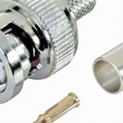 China L com BAC547 BNC Male Straight Connector Designed for RG223 U Cable Offering 50 Ohm Coaxial Connection for sale
