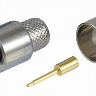 China coaxial cable assembly L-com ASM-1406 featuring SMA male crimp connector compatible with LMR400 cable for sale