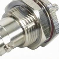 China BNC Female Bulkhead Connector 50 Ohm Impedance Panel Mount for RG174U Cable L-com BAC540 for sale