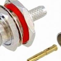 China TNC Female Bulkhead Crimp Connector Compatible with RG58 RG141 RG142 LMR195 Featuring L-com ATF-3700 for sale