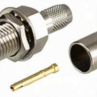 China Coaxial Connector L-com ASF-3700 SMA F BHD Compatible with RG58 141 142 CA195RW and LMR195 Cables for sale