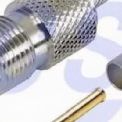China TNC Female Connector Compatible with RG174 RG188 RG316 Coaxial Cable L-com BAC514 Crimp Termination for sale