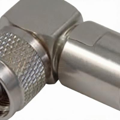 China N Type Male Right Angle Connector L com ANM 2402 for LMR400 Cable Featuring Clamp and Crimp Options for sale