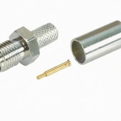 China Durable CRIMP RP-SMA JACK Connector Compatible with LMR195 COAXIAL Cable Featuring L-com ARSJ-1700 for sale