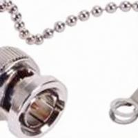 China 75 Ohm BNC Plug Terminator with Chain L-com USP-CTB75 Providing Secure Connections in Coaxial Projection for sale