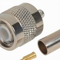 China TNC Straight Male Connector for RG223 Coaxial Cable Featuring L-com BAC545 50 Ohm Impedance for sale