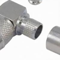 China Right Angle TNC Male Connector L-com ATM-1416 Bulk Packaged 10 Pieces for Professional Coaxial Cable for sale