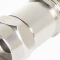 China Sealed F Male Crimp Coaxial Connector L-com BAC530 for RG59A U and RG59B U Cable Applications for sale