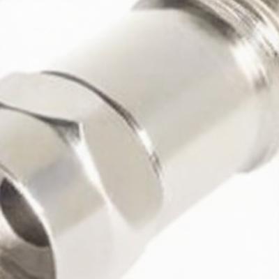 China Sealed F Male Crimp Coaxial Connector L-com BAC530 for RG59A U and RG59B U Cable Applications for sale