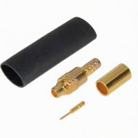 China MMCX Crimp Plug for RG316 Coaxial Cable Featuring L-com BAC509 Gold Plated Brass Body and PTFE Insulator for sale