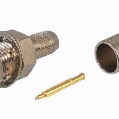 China L com ARSJ 3700 RP SMA Male Connector Suitable for RF Applications Using LMR195 Cable Bulkhead Mount for sale