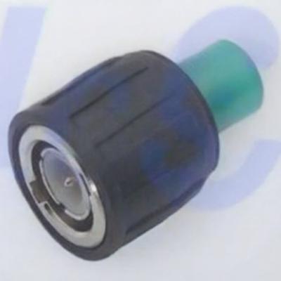 China BNC Plug with 50 Ohm Resistance and Green Cap Featuring L-com BIF5M Metal Film Terminator for sale