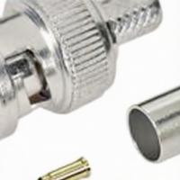 China 75 Ohm BNC Plug RG59B U Coaxial Cable with 20 AWG Center Conductor and Acetal Insulator L com BAC027A for sale