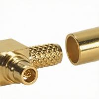 China Gold Plated Brass RP MMCX Crimp Connector Suitable for LMR100 RG174 RG188 RG316 L com ARMMP 1100 for sale