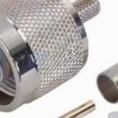China Precision N Male Coaxial Connector L-com BAC536 Compatible with RG142 RG223 and RG400 Coaxial Cables for sale
