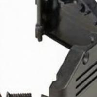 China Snap Shut D Sub Hood L com SD121 25 for DB25 and HD44 Connectors Made from Durable PP UL94HB Plastic Material for sale