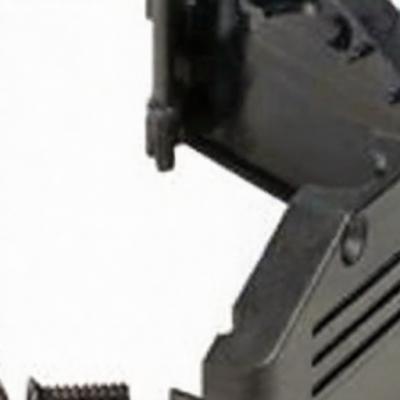 China Snap Shut D Sub Hood L com SD121 25 for DB25 and HD44 Connectors Made from Durable PP UL94HB Plastic Material for sale
