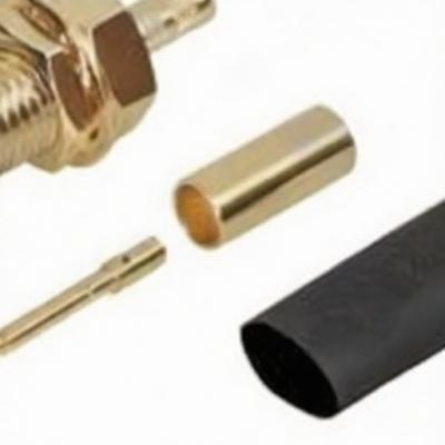 China SMA Straight RP Coaxial Connector L-com BAC503 Compatible with RG316 174 Coaxial Cable and PTFE Dielectric for sale