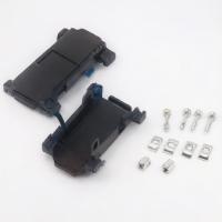 China Secure Snap Together Half Covers for D Subminiature Connectors Standard 9 Position or 15 Position L-com DHP9B for sale