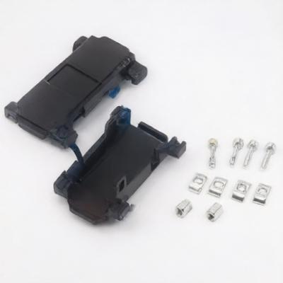 China Secure Snap Together Half Covers for D Subminiature Connectors Standard 9 Position or 15 Position L-com DHP9B for sale