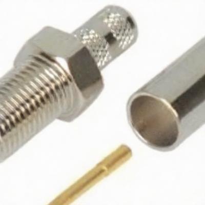 China RG58 coaxial cable assembly featuring 1/4-36 thread ferrule pin housing L-com BAC05 for connectivity for sale