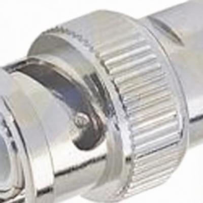 China Durable Nickel Plated Brass BNC M RG58 Clamp Connector L-com BAC10A for RG58 and LMR195 Coaxial Cables for sale