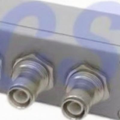 China L com SC2402RTM 2 way 24 GHz splitter featuring RP TNC jacks designed for coaxial signal distribution for sale