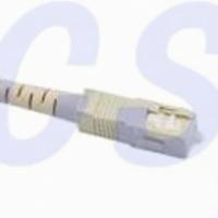 China 3.0mm cable compatible SC MM simplex connector with PC polish and dust cap L-com FOC-SCMM-V-S30 for sale