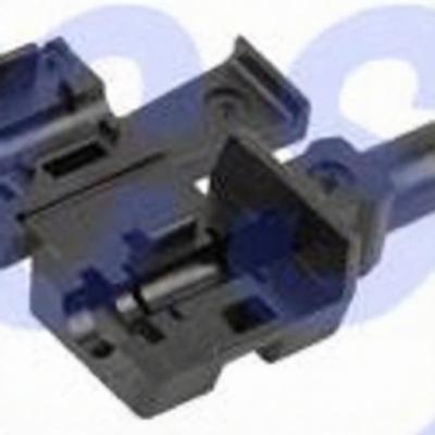 China Simplex Latching Clamshell Fiber Optic Connector L com FOCOVLSLCB 1.0X2.2 Versatile Link Black Color for sale