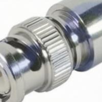China 50 Ohm BNC Terminator Coaxial Plug L-com BTB5MD with Brass Shell Nickel Plating and RoHS Compliance for sale