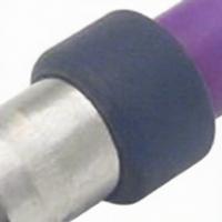 China Coaxial BNC Jack with black PVC insulation nylon cap and metal film terminating resistor L-com BIF7F for sale