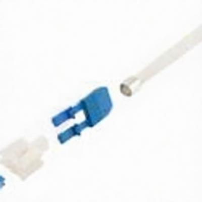 China Blue UNIBOOT LC Duplex Connector for 3.0mm SMF Fiber Cable L-com FOC-LCSM0230-0U0R Reversible Polarity for sale