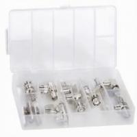 China Complete BNC Adapter Kit L-com BA1700K with BNC Jack Plug Right Angle Tee and Y Splitter connectors for sale