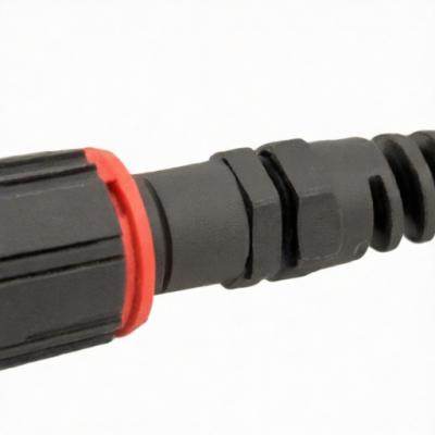 China Fiber Optic SC UPC Singlemode Connector L-com FOC-IPSCSM-60N with IP68 Rating and No Dust Cap for sale