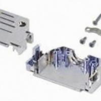 China Metallized plastic hood kit compatible with 25 pin and 44 pin connectors featuring L-com SDRS25HOT design for sale