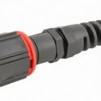 China MPO Male Connector with Lock Ring IP68 Dust Cover Fiber Cable 45 to 62 Millimeter L-com FOC-IPMM2M-S48N for sale