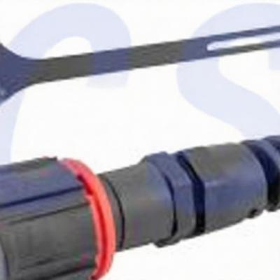 China IP68 rated fiber optic cable assembly L-com FOC-IPSCSA-50D with SC connector and 5.3 to 5.8 millimeter jacket diameter for sale