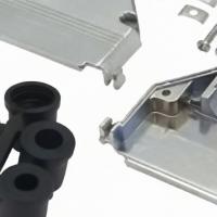 China Strain Relief Grommet Equipped Hood Kit L com SDC50AG for 50 Pin and 78 Pin D Sub Connector Applications for sale