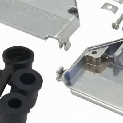 China Strain Relief Grommet Equipped Hood Kit L com SDC50AG for 50 Pin and 78 Pin D Sub Connector Applications for sale