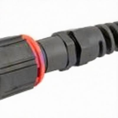 China IP68 Rated MPO Female Connector L-com FOC-IPMF2M-S60N Lock Ring Suitable for Fiber Optic Cable Applications for sale