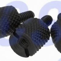 China Cold Rolled Steel Screws Black Zinc Plated 4-40 UNC-2A Thread L-com GPIB-J10-014 100 Pieces Per Bag for sale