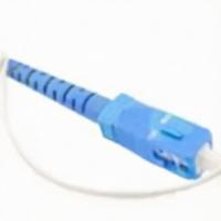 China 3.0mm cable SC SM economy simplex connector fiber optics L-com FOC-SCSM-V-S30 component assembly dust cap for sale