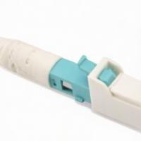 China Economy LC MM simplex connector for 900um cable PC polish type dust cap installed L-com FOC-LCMM-V-S09 for sale