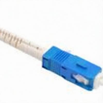 China Fiber optic SC simplex connector 3.0mm cable with flex boot L-com FOC-SCSM-V-S30FB single mode assembly for sale