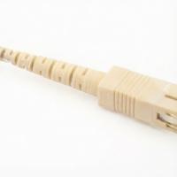 China Economy Simplex SC Connector PC Polish Type 16mm Cable L-com FOC-SCMM-V-S16 with Dust Cap for sale
