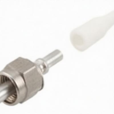 China Fiber Optic Connector SMA 905 Stainless Steel Ferrule 0.5 x 1.0mm L-com FOCOSMASS-0.5X1.0 for Precise Connections for sale