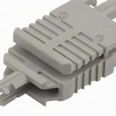 China duplex fiber optic connector L-com FOCOVLDLG-1.0X2.2 featuring gray latching style for fiber networks for sale