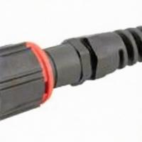 China IP68 rated fiber optic MPO female connector with lock ring and 48N cable length L-com FOC-IPMF1S-S48N for sale